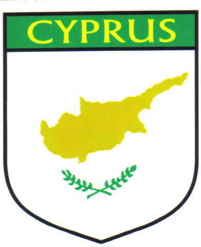 Cyprus Flag Country Flag Cyprus Decals Stickers Set of 3 - For ...