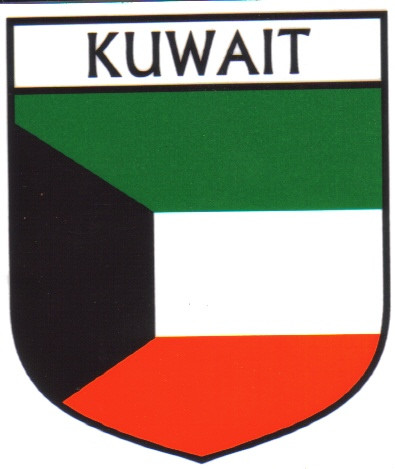 Kuwait Flag Country Flag Kuwait Decals Stickers Set of 3 - For ...