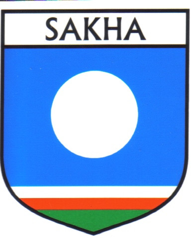 Sakha Flag Country Flag Sakha Decals Stickers Set of 3 - For Everything ...