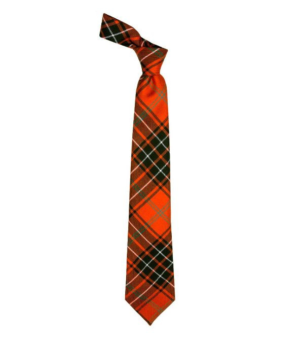 Wemyss Ancient Clan Tartan Lightweight Wool Straight Mens Neck Tie ...