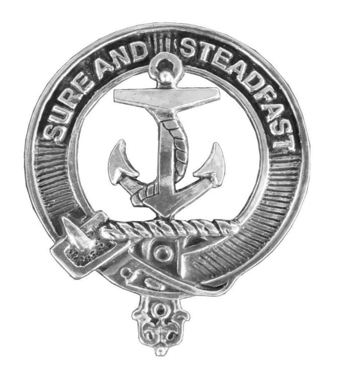 Clark Clan Cap Crest Sterling Silver Clan Clark Badge - For Everything ...