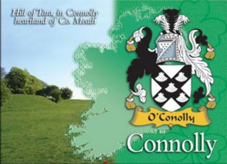Connolly Coat of Arms Irish Family Name Fridge Magnets Set of 2 - For ...