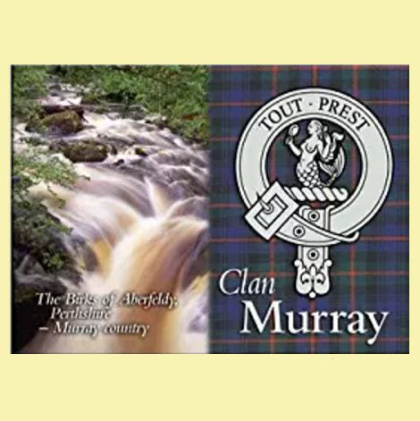 Murray Clan Badge Scottish Family Name Fridge Magnets Set of 2 - For ...