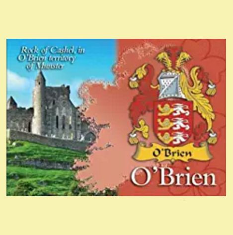 O'Brien Coat of Arms Irish Family Name Fridge Magnets Set of 2 - For ...