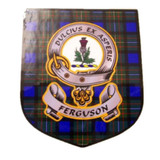 Ferguson Clan Tartan Clan Ferguson Badge Shield Decal Sticker Set of 3 ...