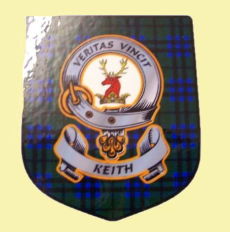 Keith Clan Tartan Clan Keith Badge Shield Decal Sticker Set of 3 - For ...
