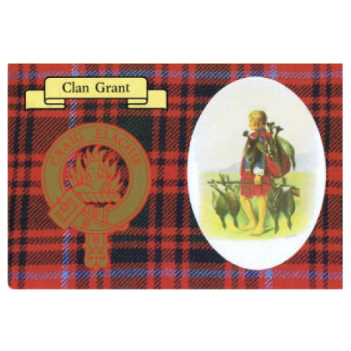 Grant Clan Crest Tartan History Grant Clan Badge Postcards Pack of 5 ...