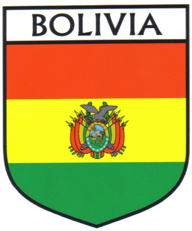 Bolivia Flag Country Flag Bolivia Decals Stickers Set of 3 - For ...