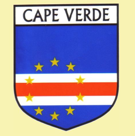 Cape Verde Flag Country Flag Cape Verde Decals Stickers Set of 3 - For ...