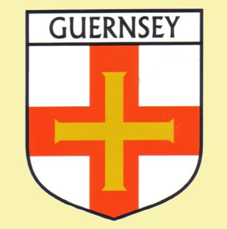 Guernsey Flag Country Flag Guernsey Decals Stickers Set of 3 - For ...