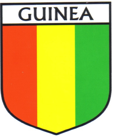 Guinea Flag Country Flag Guinea Decals Stickers Set of 3 - For ...