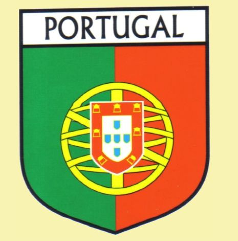 Portugal Flag Country Flag Portugal Decals Stickers Set of 3 - For ...