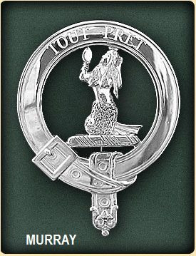 Murray Clan Badge Polished Sterling Silver Murray Clan Crest - For ...