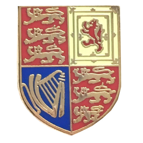 Royal Cypher British Military Shield Enamel Badge Lapel Pin Set x 3 ...