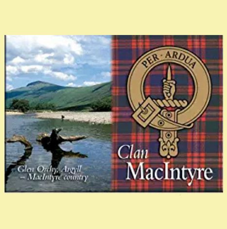 MacIntyre Clan Badge Scottish Family Name Fridge Magnets Set of 2 - For ...