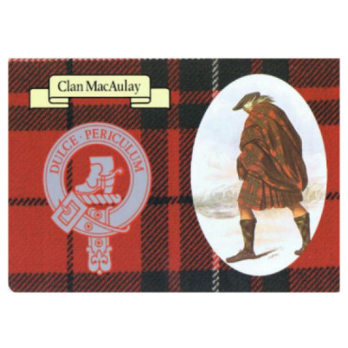 MacAulay Clan Crest Tartan History MacAulay Clan Badge Postcards Pack ...