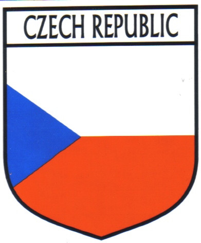 Czech Republic Flag Country Flag Czech Republic Decals Stickers Set of ...