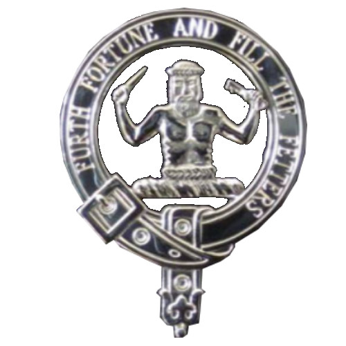 Murray Clan Badge Polished Sterling Silver Murray Clan Crest - For ...