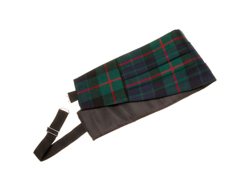 Holyrood Diamond Jubilee Lightweight Tartan Wool Fabric Mens Cummerbund ...