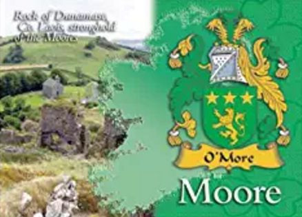 Moore Coat of Arms Irish Family Name Fridge Magnets Set of 2 - For ...