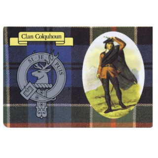 Colquhoun Clan Crest Tartan History Colquhoun Clan Badge Postcards Pack ...