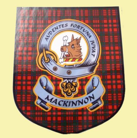 MacKinnon Clan Tartan Clan MacKinnon Badge Shield Decal Sticker Set of ...