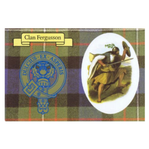 Ferguson Clan Crest Tartan History Ferguson Clan Badge Postcards Pack ...