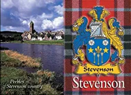 Stevenson Coat of Arms Scottish Family Name Fridge Magnets Set of 2 ...