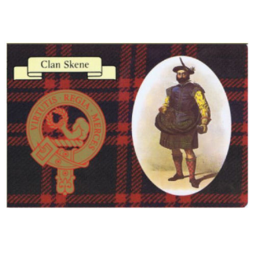 Skene Clan Crest Tartan History Skene Clan Badge Postcards Pack of 5 ...