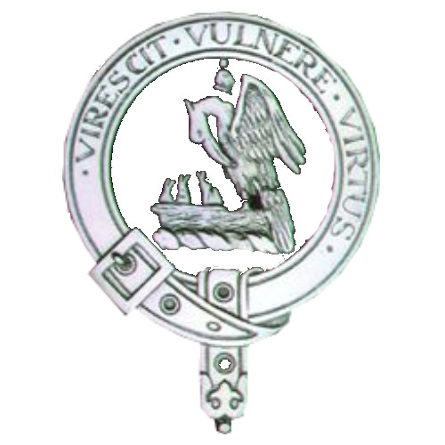 Stewart Clan Badge Polished Sterling Silver Stewart Clan Crest - For ...
