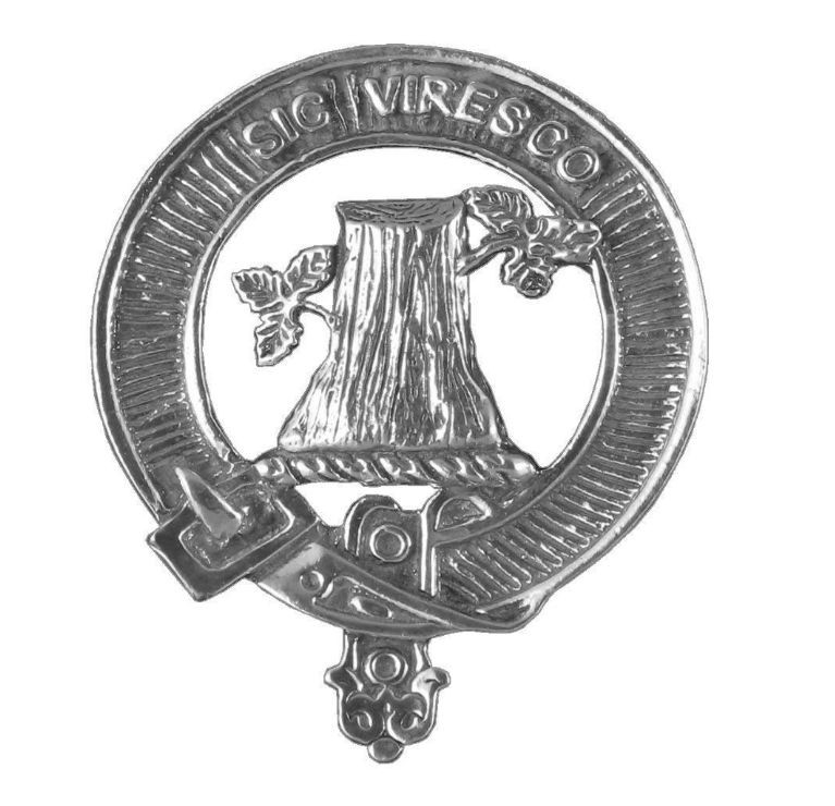 Christie Clan Cap Crest Sterling Silver Clan Christie Badge - For ...