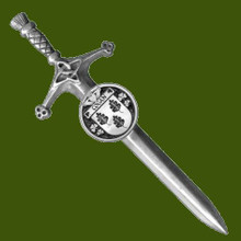 Cogan Irish Coat Of Arms Claddagh Round Pewter Family Crest Large Kilt ...