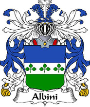 Albini Italian Coat of Arms Print Albini Italian Family Crest Print ...