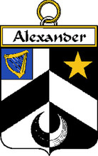 Alexander Irish Coat of Arms Print Alexander Irish Family Crest Print ...