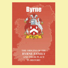 Byrne Coat Of Arms History Irish Family Name Origins Mini Book - For ...