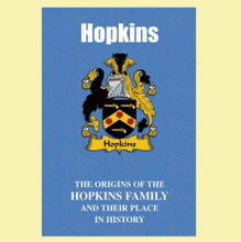 Hopkins Coat Of Arms History Welsh Family Name Origins Mini Book - For ...