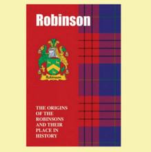 Robinson Coat Of Arms History Scottish Family Name Origins Mini Book ...