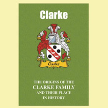 Clarke Coat Of Arms History English Family Name Origins Mini Book - For ...