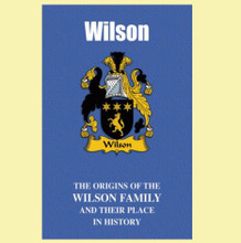 Wilson Coat Of Arms History English Family Name Origins Mini Book - For ...