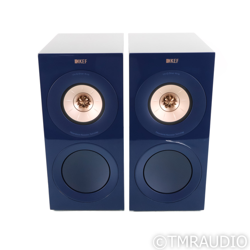 KEF R3 Meta Bookshelf Speakers; Indigo Gloss Pair (SOLD) - The Music Room