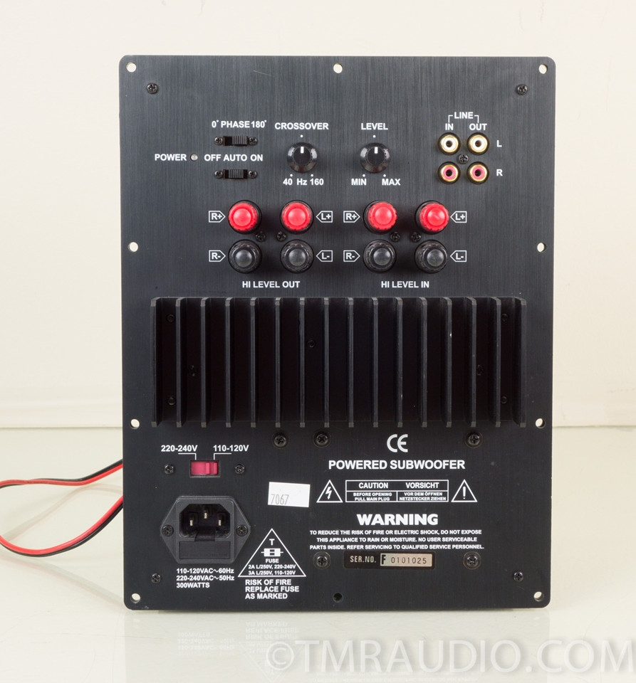 Powered Subwoofer Amplifier - The Music Room