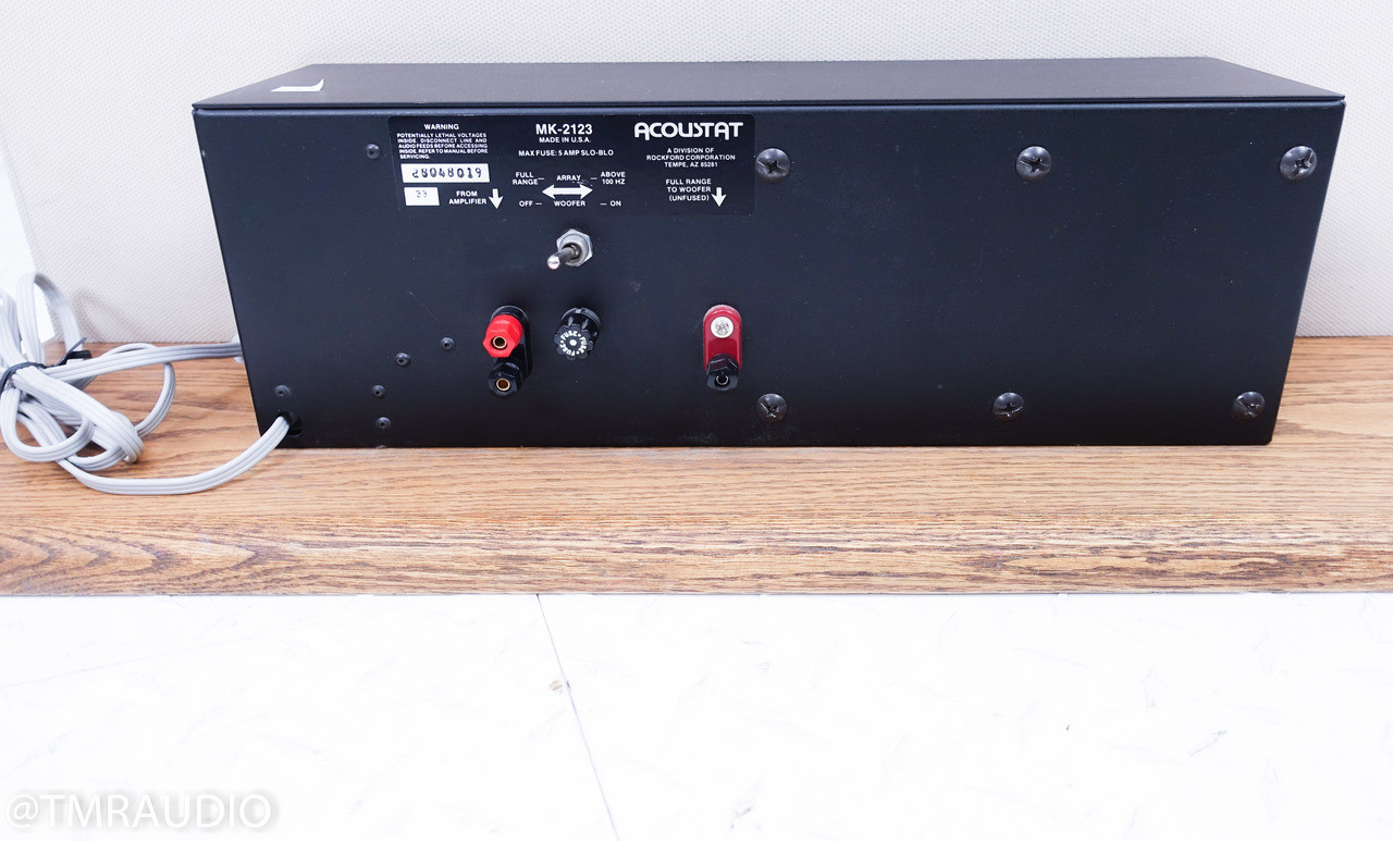 Acoustat Spectra 33 Mk-2123 Electrostatic Speakers; AS-IS (One speaker ...