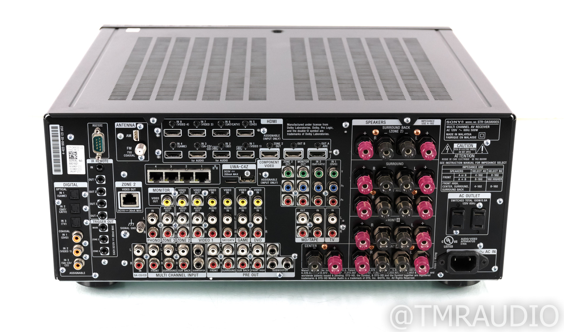 Sony STR-DA5800ES 9.2 Channel Home Theater Receiver