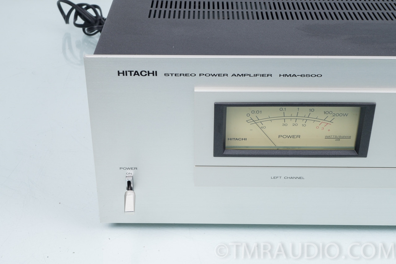 Hitachi HCA-6500 and HMA-6500 Vintage Amplifier and Preamplifier Set