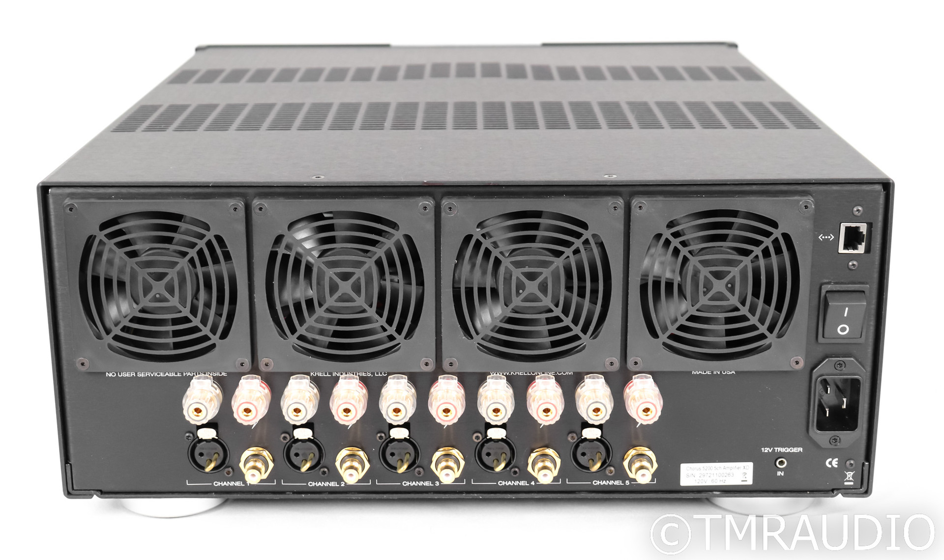 Krell Chorus 5200 XD 5 Channel Power Amplifier; Silver - The Music Room