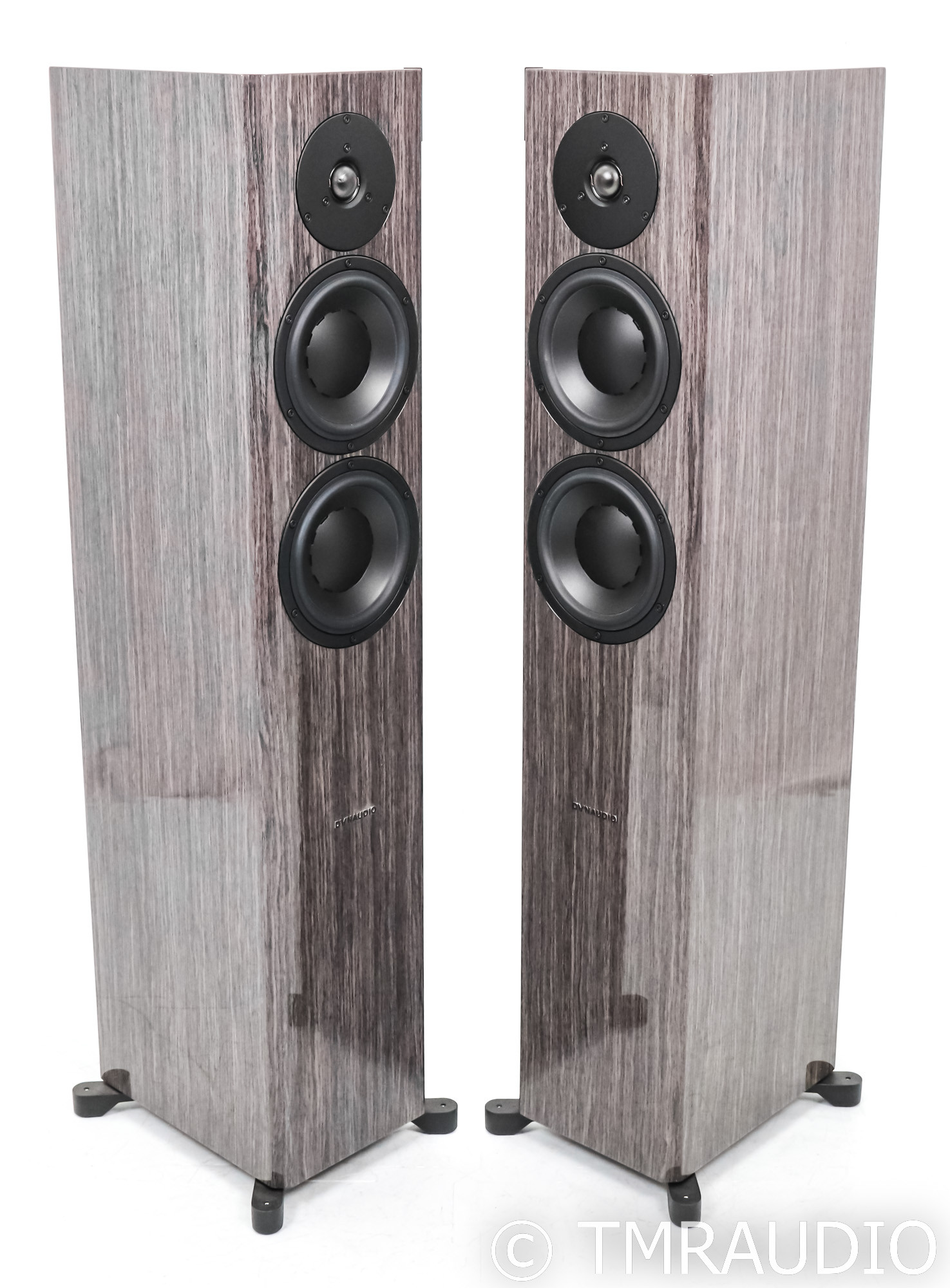 Dynaudio Focus 30 XD Active Floorstanding Speakers; DAC; Gray Oak Pair ...