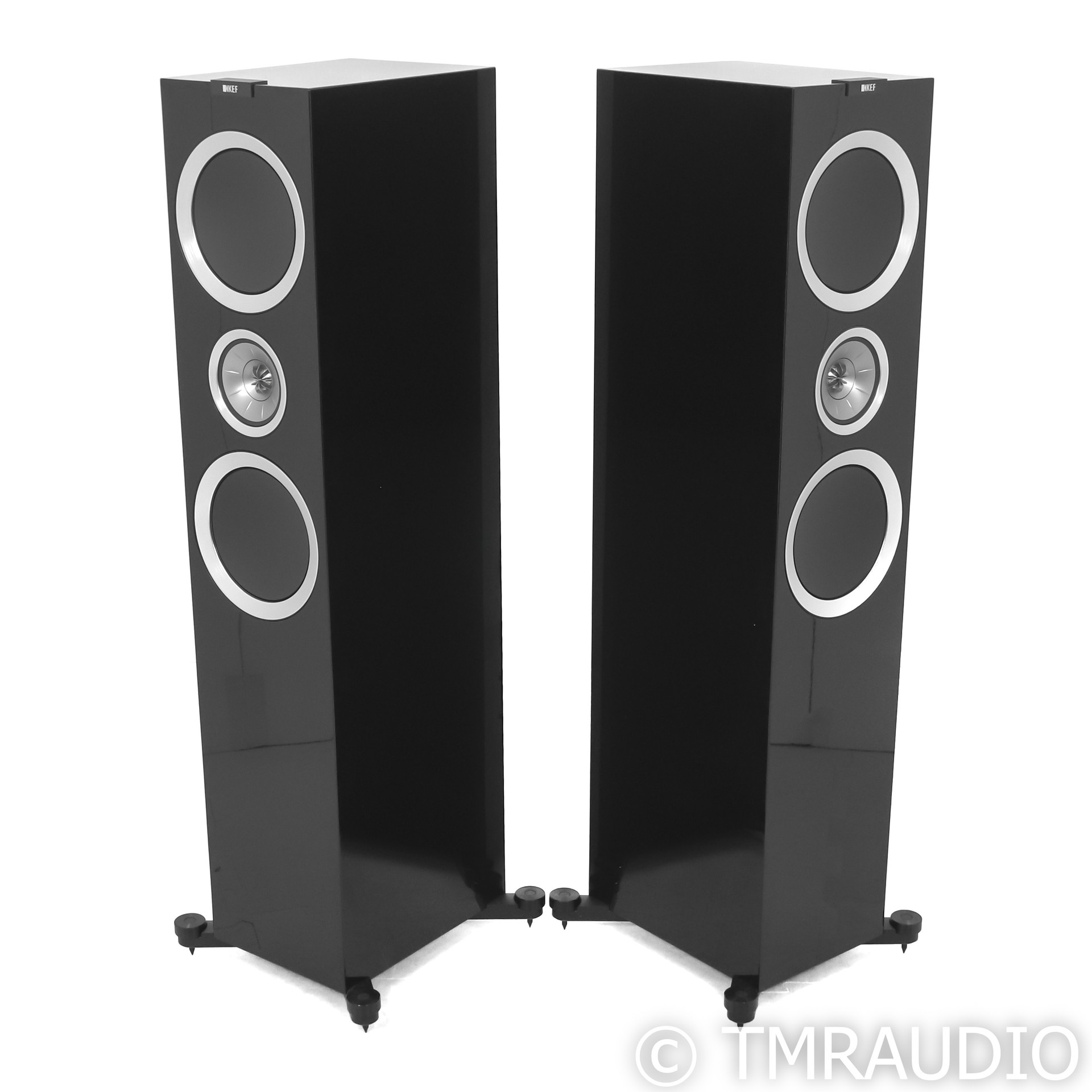 KEF R900 Floorstanding Speakers; Black Pair - The Music Room