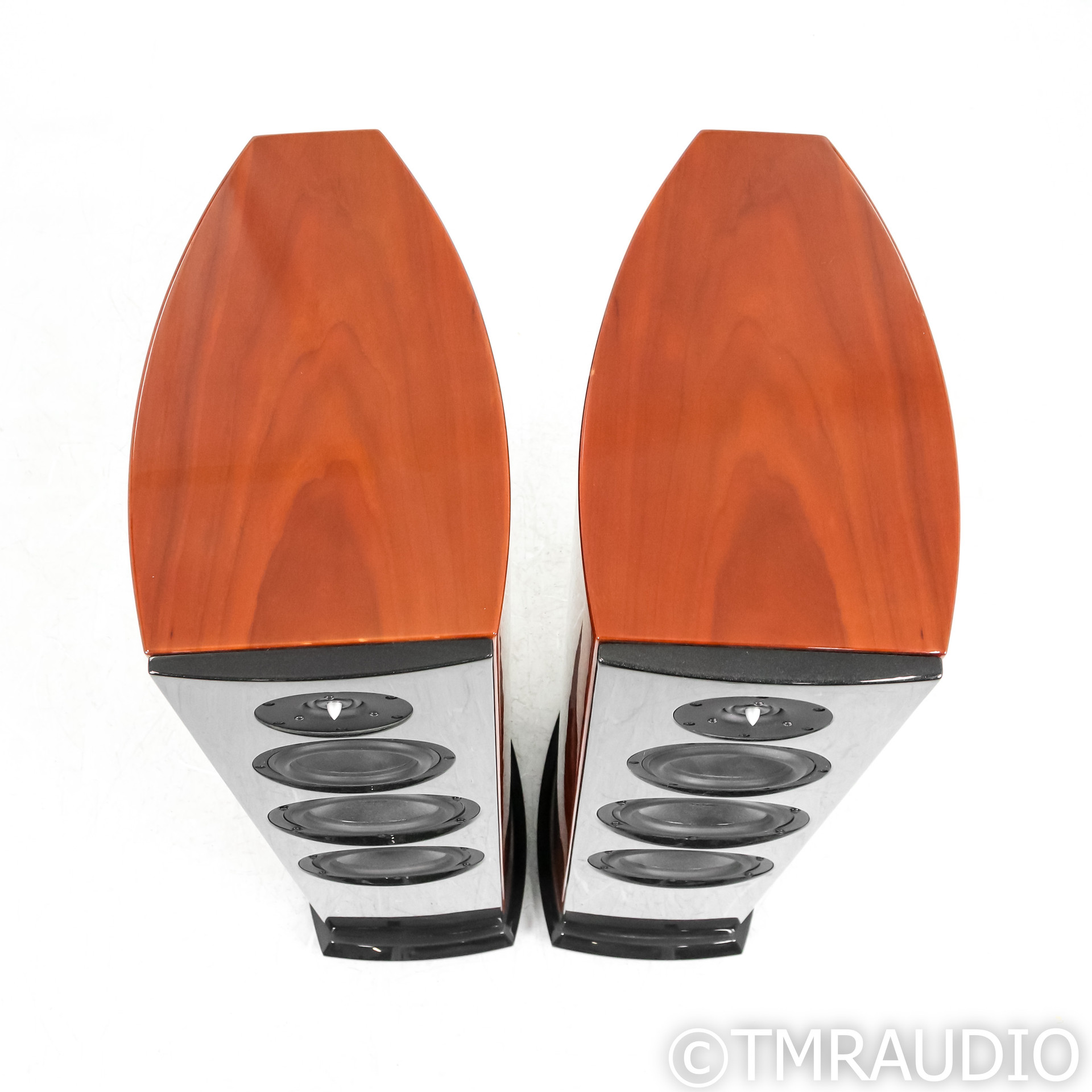 Aerial Acoustics Model 7T Floorstanding Speakers; High Gloss Rosenut ...