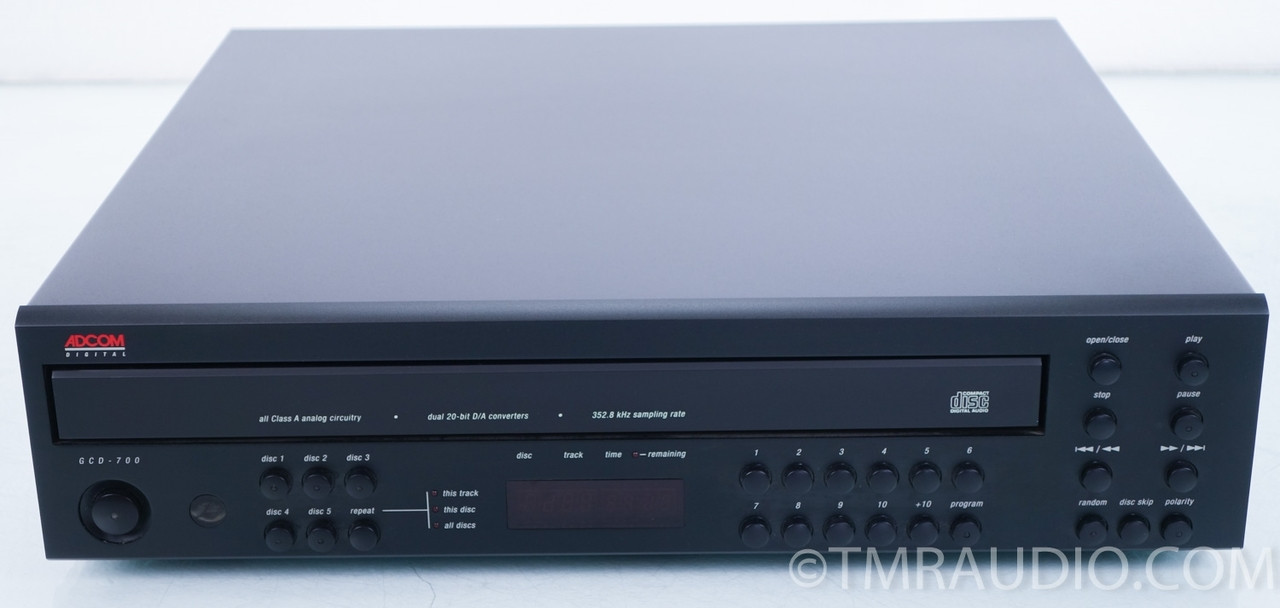 Adcom GCD-700 5 Disc CD Changer / Player - The Music Room