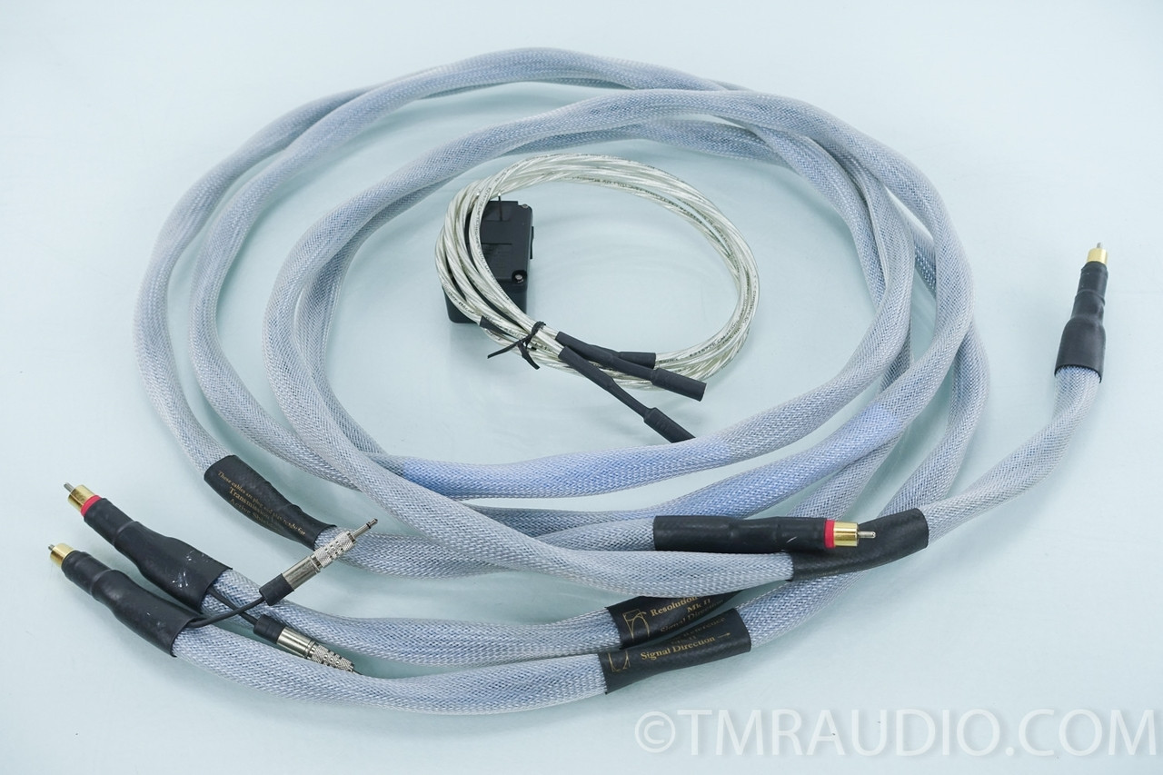 Synergistic Research Resolution Reference mk II RCA Cables; 3m Pair ...